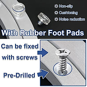 Heavy Duty Lazy Susan Turntable Rings Rotating Bearing, Round 360 Degree Rotating Aluminium Alloy Turntable Base Bearing, Diameter 5~40 In Metal Turntable Ball Bearing