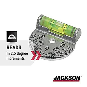 Jackson Safety Curv-O-Mark Replacement Dial Set Welding Level DSL -180 Degree Adjustable Protractor - 14797