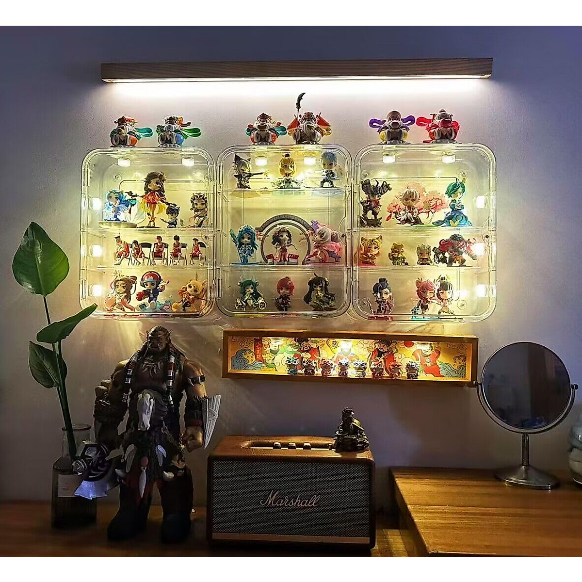 Mata Leon Mini Waterproof Battery LED TeaLight 20pcs 1.2" Battery Powered LED Puck Accent Light for Party Events Wedding Hallowen Pumpkin Light Pond Hot Tub Fountain Decor(Warm White)