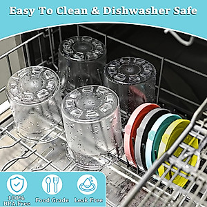 Ice Cream Pint Containers for Ninja Creami Pints and Lids-2 Pack & 4 Pack, 16oz Creamy Storage Containers Compatible with NC301 NC300 NC299AMZ Series Ice Cream Maker, BPA-Free, Dishwasher Safe