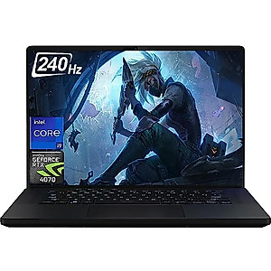 ASUS ROG Zephyrus M16 Gaming Laptop 2023 Newest, 16" QHD 240Hz Display, 13th Gen Intel Core i9 13900H, NVIDIA GeForce RTX 4070, 64GB DDR5 RAM, 2TB SSD, USB Type A&C, Backlit Keyboard, Windows 11 Home