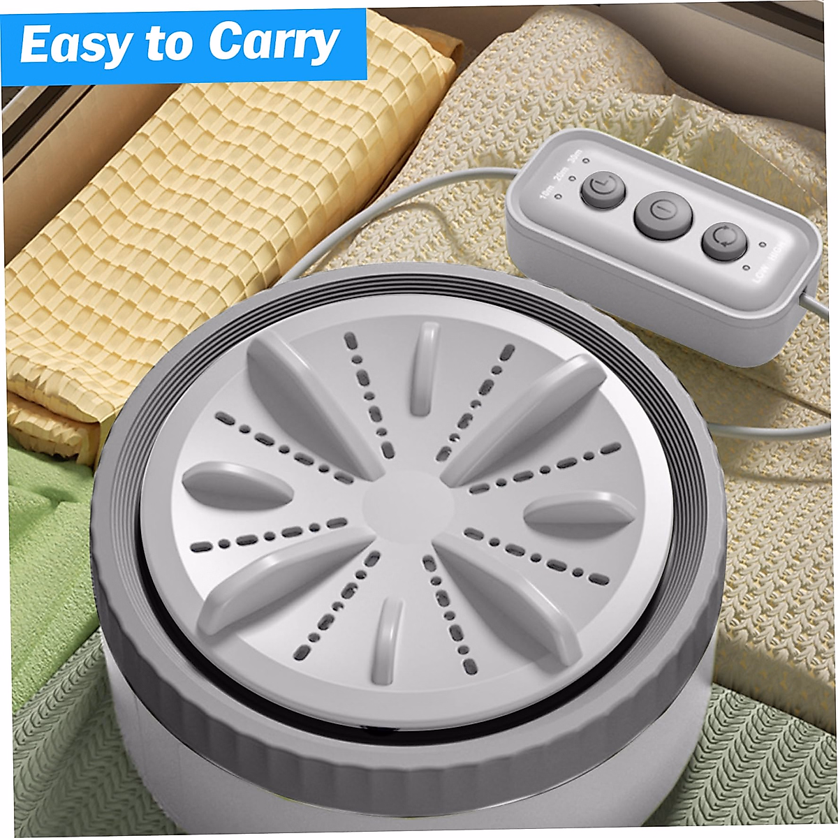 KUYYFDS Portable Washing Machine USB Powered Mini Washer Turbine 3 Modes Travel Personal Washing Machine for Business Trip Home Apartment College Rooms