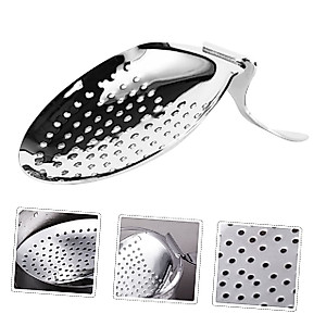 KICHOUSE Mini Tools Ice Filter Bartending Tool Bar Tool Bartending Strainer Drink Filter Drink Making Tool Hotel Tool Coffee Filter Screen Wine Set Cocktail Water Filter Stainless Steel