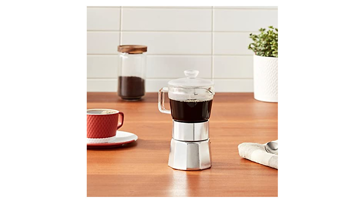 Oggi Stovetop Espresso Maker - 4 Cup Moka Pot