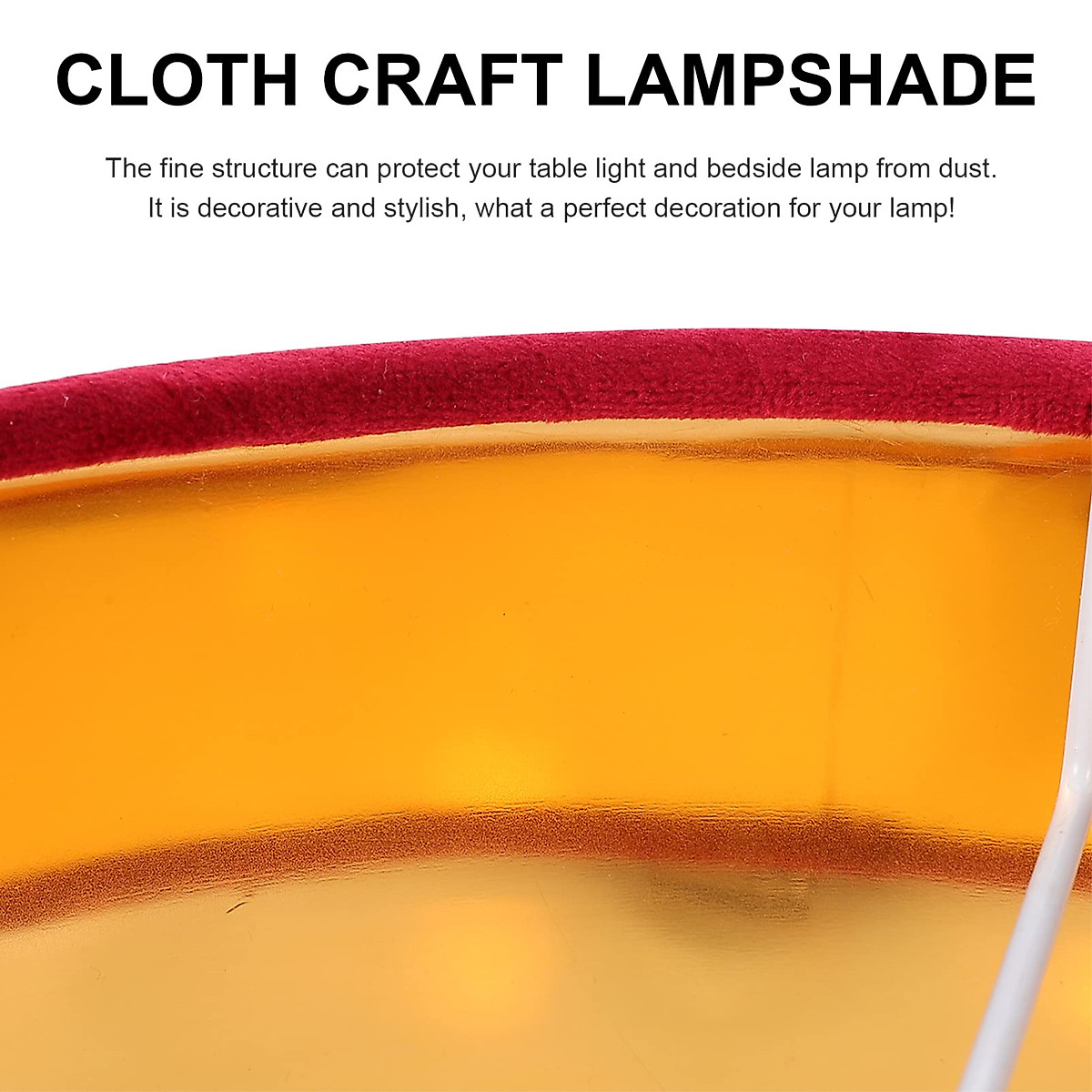 Lurrose Burlap Lamp Shade Chandelier Lamp Shades Drum Lampshade Modern Lamp Shades Table lamps Floor lamp Medium Drum Shades