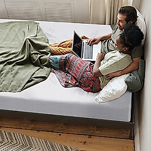 FONTOI King Size Mattress in a Box, 10 inch Bed Mattresses, Cooling Gel Green Tea Memory Foam, Medium Firm (10IN-MEGO-King)