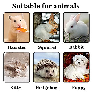 100 pcs Rabbit Cage Liners Disposable Large Plastic Mat Films for Bunny Guinea Pigs Chinchillas Rats Hamsters Hedgehogs and Other Small Animals 37"×27"