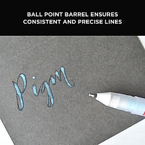 Sakura Quickie Glue Pens - Liquid Glue Pens for Crafting - Pinpoint Roller Glue - 0.7 mm Tip - 6 Pack