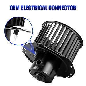AC Blower Motor with Fan Fits for 1992 1993 1994 1995 1996 Chevy Silverado Suburban 1500 2500 Tahoe GMC Sierra Yukon C1500 C2500 K1500 K2500 G20 HVAC Heater Blower Motor Replaces# 700103