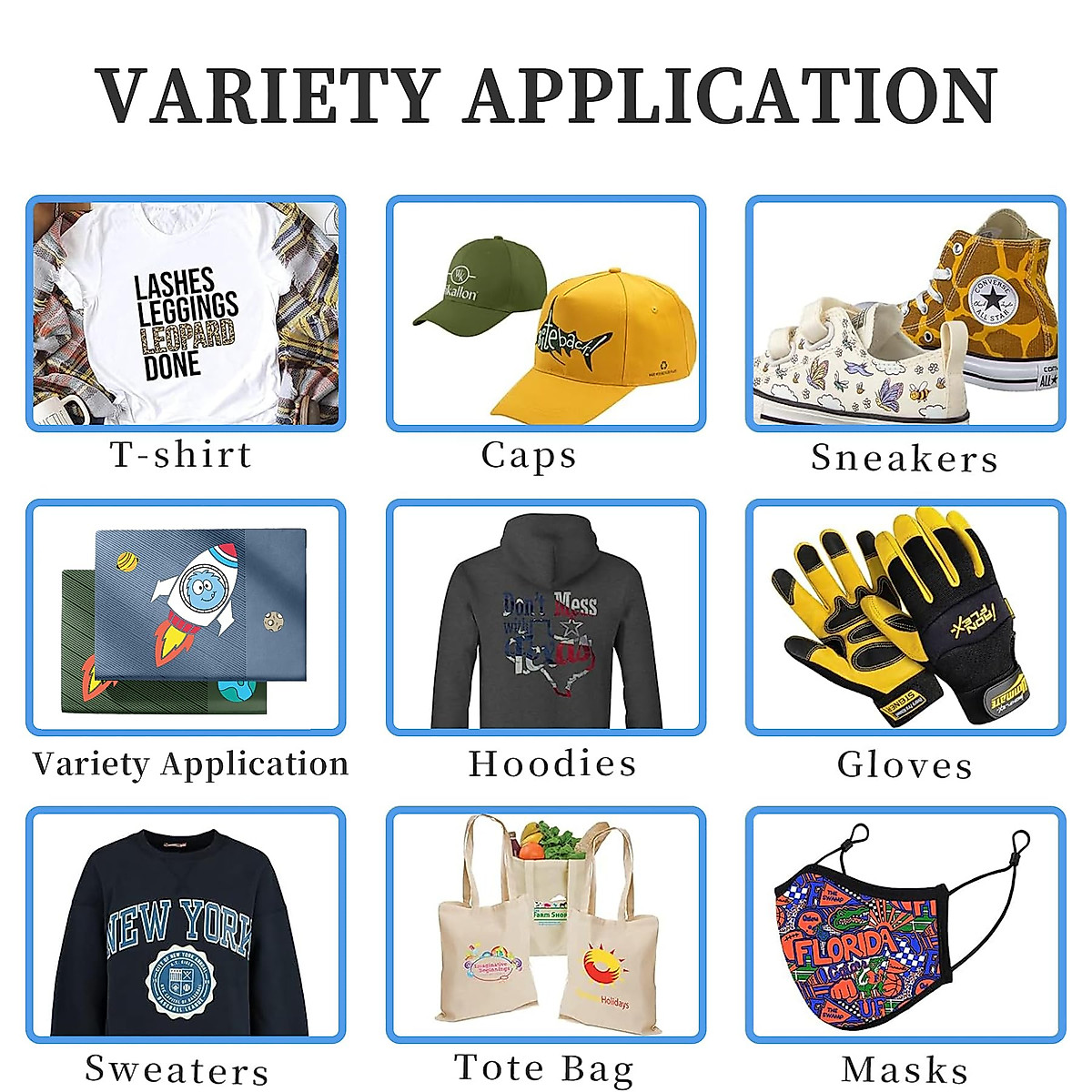 Welacer DTF Transfer Film Paper - A4(8.4" x 11.7") 25 Sheets Double-Side Matte Clear Pretreat Sheets, PET Heat Transfer Paper for Epson Inkjet Printer Direct Print on T Shirts Textile