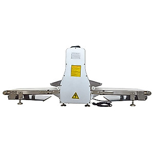 TECHTONGDA Commercial Dough Sheeter Laminated Dough Sheeter Fondant Flattener Pastry Sheeter Countertop Pizza Pasta Press Machine with 65x15.7" Conveyor Belt Professional Bakery Equipment