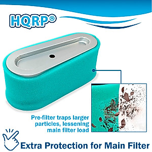 HQRP Filter Cartridge + Pre-Cleaner compatible with Briggs & Stratton 28F707 28M706 28M707 28N707 28P700 28Q700 28R700 28T700 28V700 28S700 Series Engine