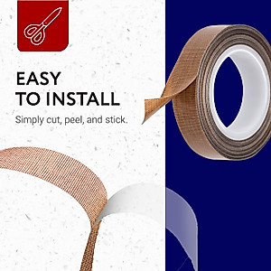 IMPRESA PTFE Tape/Teflon Tape for Vacuum, Hand and Impulse Sealers (1/2-inch x 30 feet) - Fits FoodSaver, Seal A Meal, Weston, Cabella's