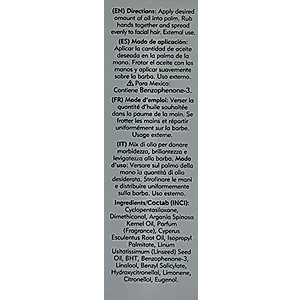 American Crew Beard Conditioner Serum, Conditioning Oil Blend for a Soft, Shiny & Smooth Beard, 1.7 Fl Oz