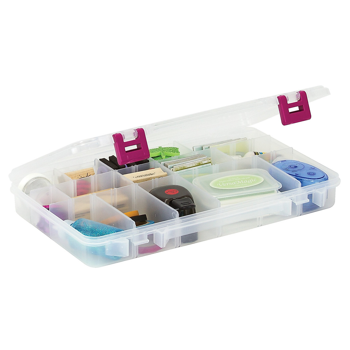 Creative Options 2-3750-77 Pro-Latch Utility Organizer with 3 to 28 Adjustable Compartments, Large