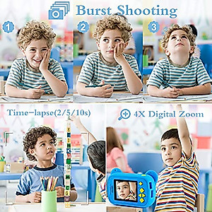 AILEHO Kids Camera for Kids-Kids Digital Camera-Kids Video Camera-2" Screen 1080p Children Digital Camera-Video Recorder-Kids Camcorder-Toddler Camera w/8G SD Card for Birthday Gift and Christmas Toy