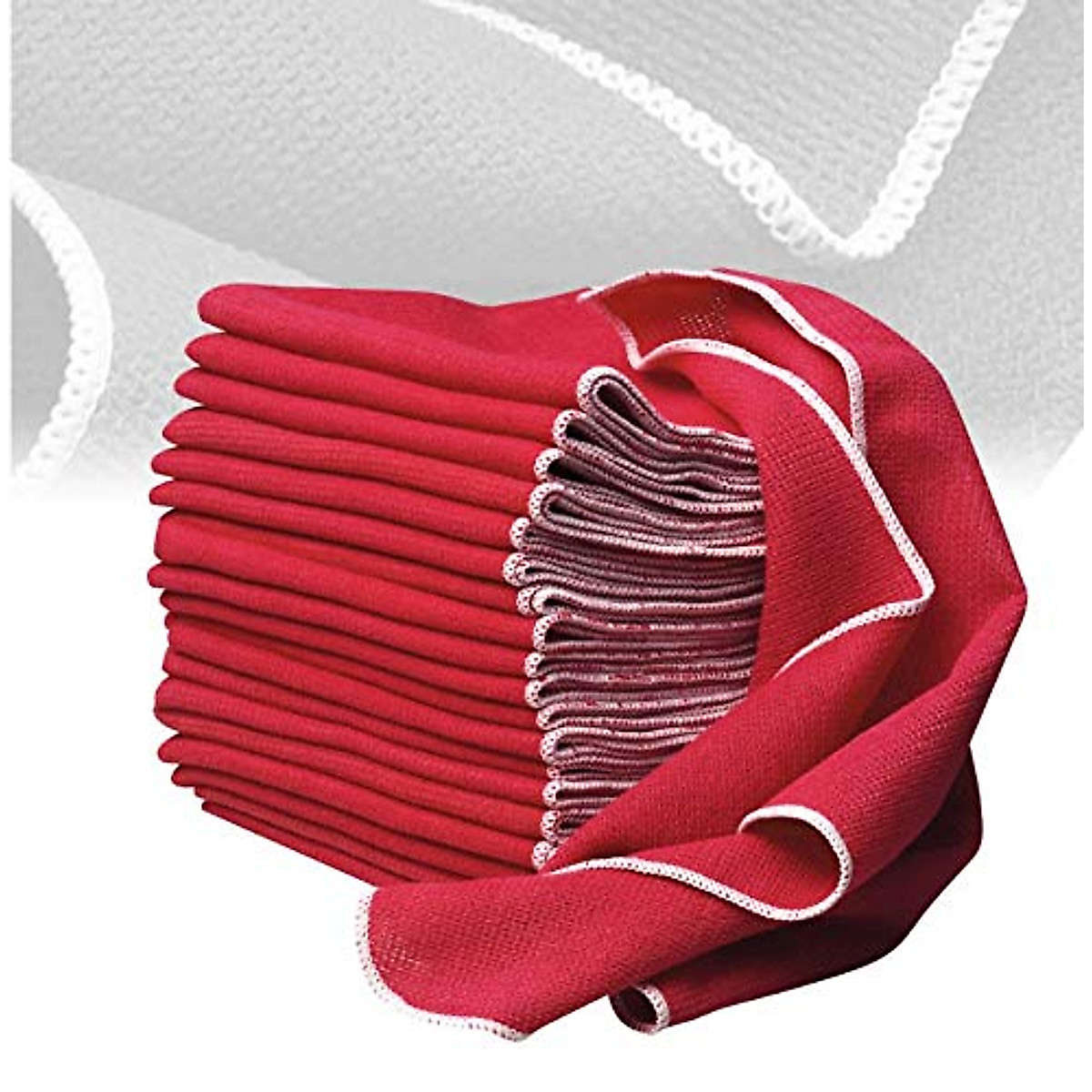 Griot's Garage 14875 Micro Fiber Shop Towel (20 Pack), Red