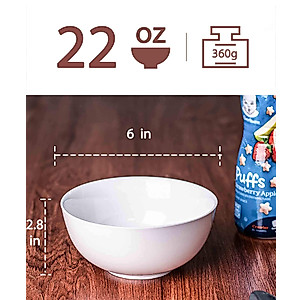 DELLING 22oz Soup/Cereal Bowls Set of 6-7in Salad/Dessert Plates Set of 6