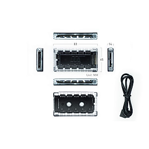 MICRO CONNECTORS 11-Port ARGB Splitter Hub for Fan and Light (S08-12ARGB)