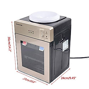 5 Gallon Top Loading Water Cooler Dispenser Stainless Steel Liner Hot/Cold Water Cooler Machine Home Office