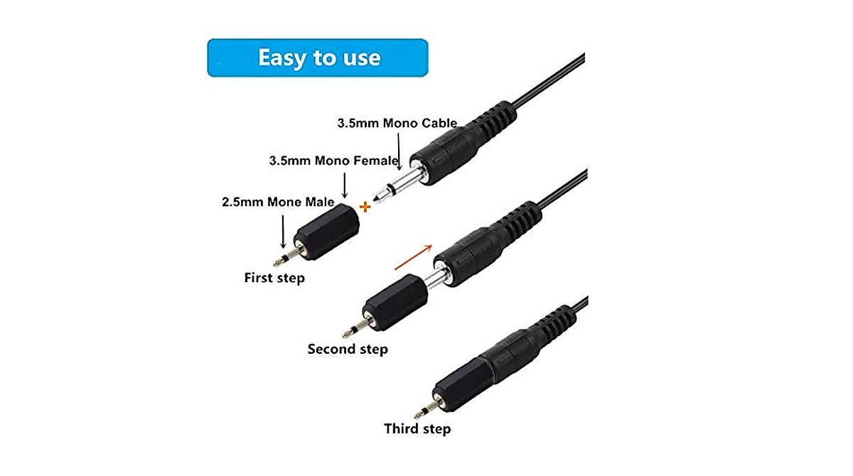 Harmony Hub IR Adapters: 2.5mm to 3.5mm Connector (2-Pack)
