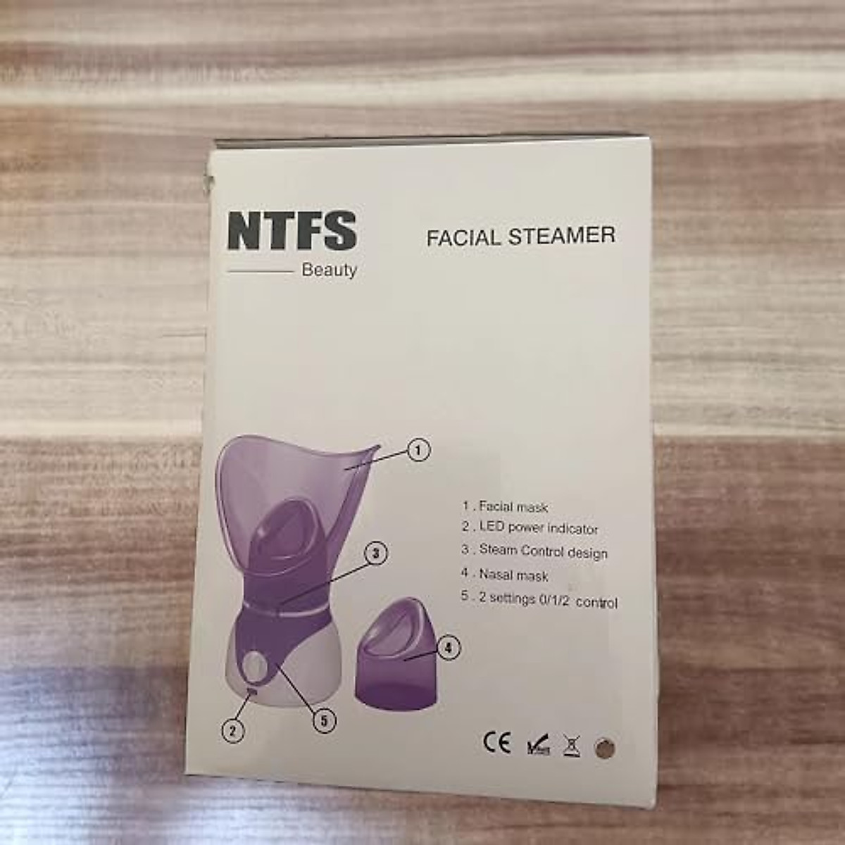 Facial Steamer,Nano Ionic Face Steamer for Home Facial,Face Sauna Spa Sinuses Moisturizing Cleansing Pores for for Women Moisturizing Home SPA