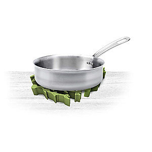 Talisman Designs Multi-Use Roasting Rack & Trivets, Raise Meat & Veggies in Cookware, Evenly Cook, Non-Stick, Heat Resistant up to 500 Degrees Fahrenheit