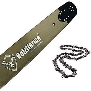 Holzfforma 28inch 3/8 .063 92DL Guide Bar Full Chisel Saw Chain Combo Compatible with Stihl MS361 MS362 MS380 MS390 MS440 MS441 MS460 MS461 MS660 MS661 MS650