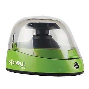 Heathrow Scientific Lab Mini Benchtop Centrifuge, 6000 RPM, 2 Rotors for 0.2-2.0 mL Micro Tubes and 2 x 8 Strip for PCR Tubes, Certified, Green