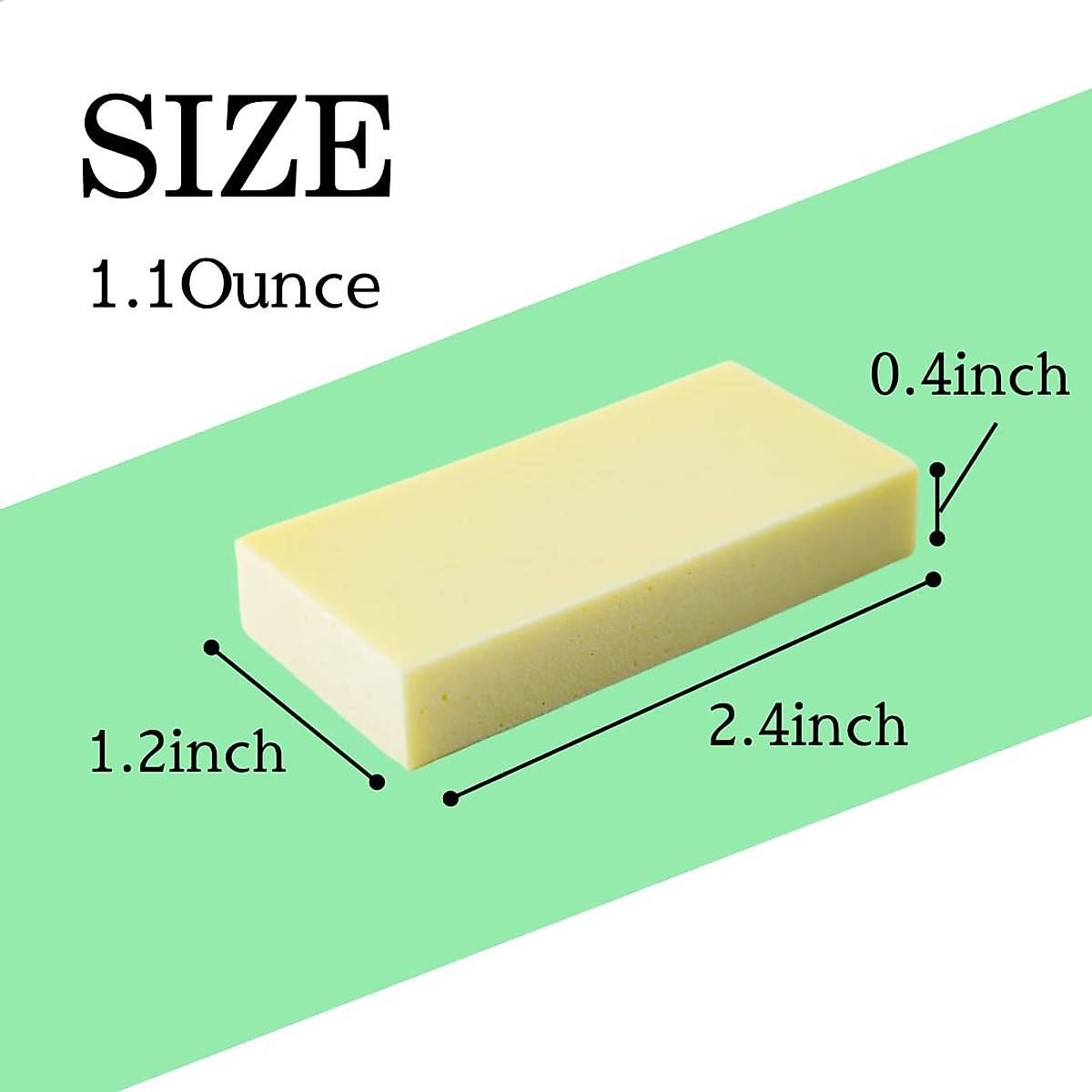 Rust Eraser for Knives Kitchen Stoves Wood Finish and Bicycles Multi Purpouse Cleaning Rubber Eraser Remover Dirt Stains, Set of 3 (Fine, Coarse, Extra coarse) Made in Japan