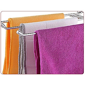 Z Fingertip Guest Towel Holder Free-Standing Bathroom Vanities Countertops, Foldable Stainless Steel Towel Rack to Store and Dry Small Towels