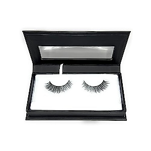 Luxe Lash Cutie - Premium Faux Mink False Eyelashes Kit with Featherlight Band, Reusable, Hypoallergenic Eyelash Extension for a Classy Natural Look, and with Effortless Application