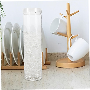 VINTORKY 3 Pcs Reusable Kitchen Storage Containers with Lids Airtight Jars for Cereal Nuts and Sugar Ideal Pantry Organizers for Dry Food Storage