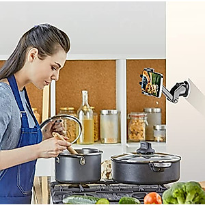 BEATYLIFE Car Phone Holder Mirror Shower Phone Holder, 2 Pack Reusable Non-Residue Phone Mount for Kitchen Bathroom Wall Makeup YouTube Video TikTok, Compatible with All Phones