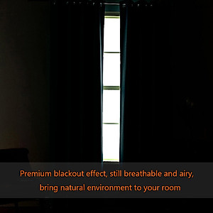 H.VERSAILTEX Window Treatment Blackout Thermal Insulated Room Darkening Solid Grommet Curtains/Drapes for Bedroom (Set of 2 Panels,52 by 84 Inch Long,Light Sage)