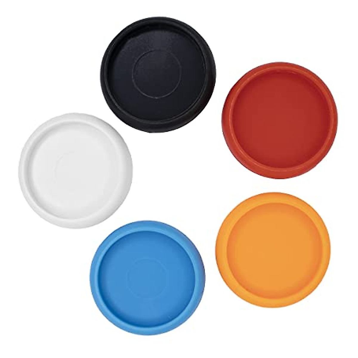 Hidden Gem Discbound Notebook Discs, 11 Plastic Pieces White 1-inch/24mm