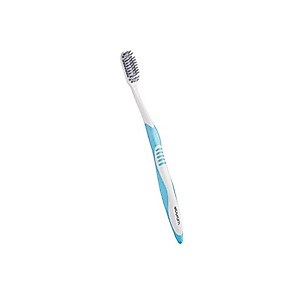 EcoFam Earth Friendly Compostable Adult Manual Toothbrushes - Silver Infused Soft Bristle Toothbrush (4 Pack)