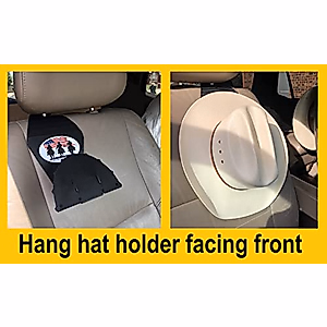 Hat Holders/Racks for Trucks & Cars. Cowboy Hat Hangers for Trucks & Cars. (QTY 2) 12x9x0.5