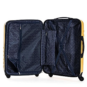 Ben Sherman Spinner Travel Upright Luggage Hereford, Mustard, 4-Wheel 24