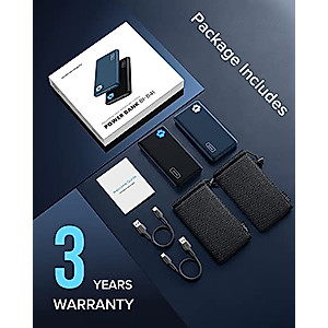 INIU [2 Pack] Portable Charger, Slimmest & Lightest USB C 10000mAh Power Bank, Triple 3A High-Speed Phone Battery Pack Compatible with iPhone 14 13 12 11 Pro X Samsung S22 S21 Google LG iPad Tablet.