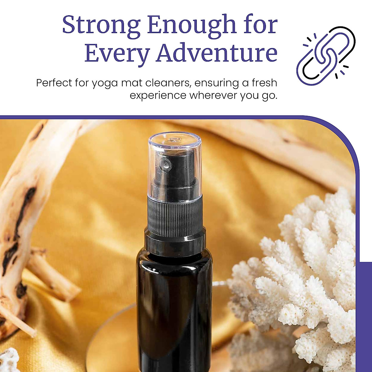 Infinity Jars Black Ultraviolet Glass Fine Mist Spray Bottle 20 Ml (.67 fl oz) Cleaning Products Refillable Containers Homemade Perfume Blends Room, Sprays Bath Beauty Hair, Screw Top Bottles