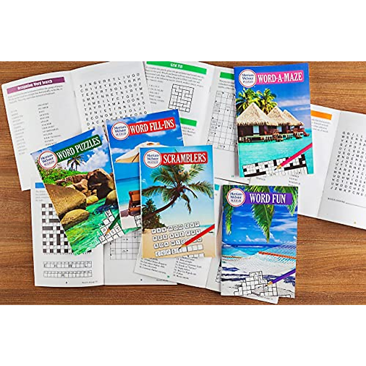Merriam-Webster Puzzles 10 Booklet Set (Brain Games)