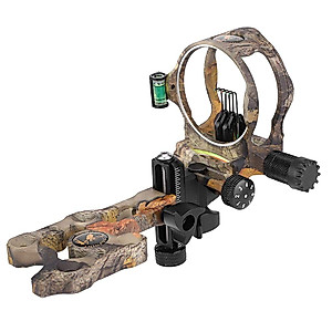 Quality 5 Pin Archery Compound Bow Sight Set with Light for Shooting Practicing Hunting Archery Accessory