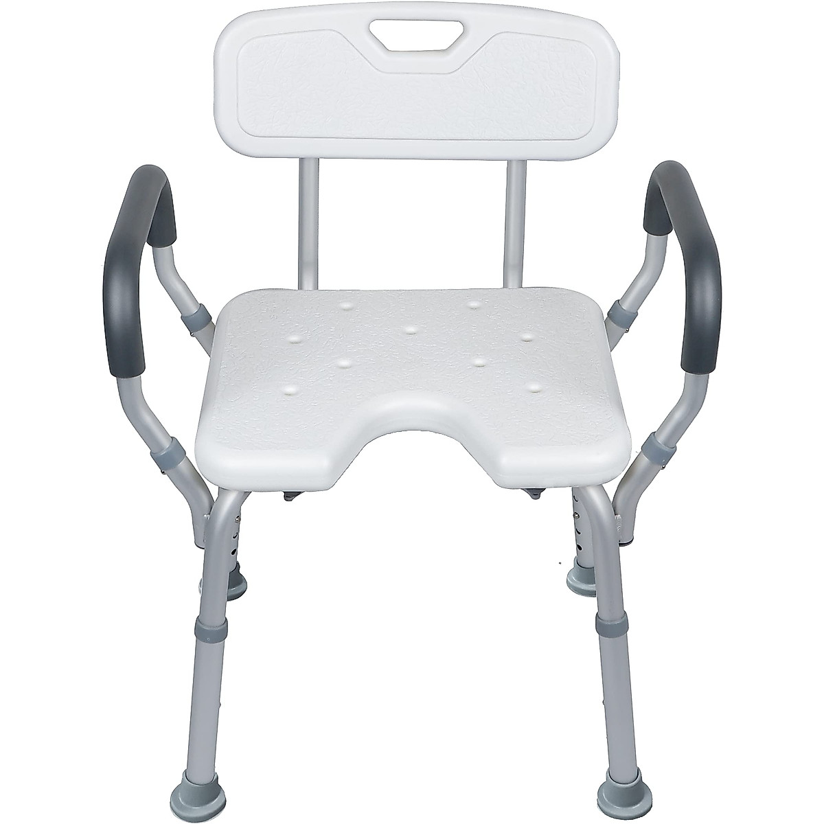 Shower Bath Chair Tool-Free Assembly Spa Bathtub Shower Lift Chair, Portable Bath Seat, Adjustable Shower Bench, White Bathtub Lift Chair with Arms… (2) (1 Shower Chairs)