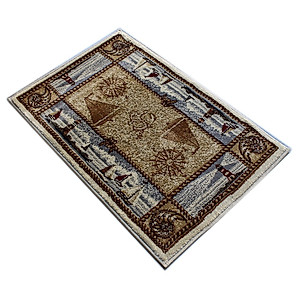 Masada Rugs Nature Area Rug Mat Nautical Scene (2 Feet X 3 Feet 2 Inch) Mat
