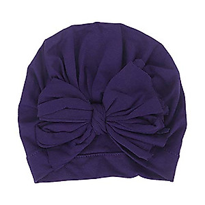 Newborn Baby Cotton Cloth Turban Toddler Rabbit Hospital Hat Ear Hat Kids Set Baby Cap (MN18)