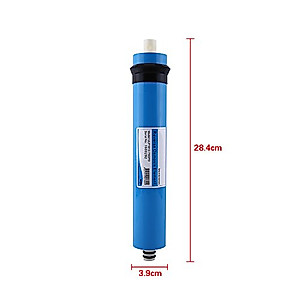 Reverse Osmosis Membrane 50 GPD 11.75"x1.75" RO Membrane Water Filter Replacement Fits Under Sink RO Drinking Water Purifier System 1-Pack