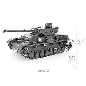 Metal Earth Premium Series Panzer IV Tank 3D Metal Model Kit Fascinations