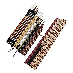 COHEALI 15pcs Brush Set Portable Brush Paint Brush Set Calligraphy Pen Set Chinese Calligraphy Writing Brush Chinese Calligraphy Brush Set Calligraphy Brushes Portable Writing Brush Bamboo