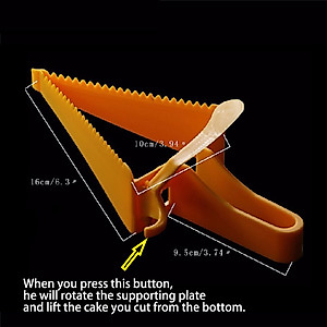 MOTZU Adjustable Cake Cutter Cake Server,Cake Slice Knife,Cake Cutter Tools,Cake Knife Cutting Knives Tools